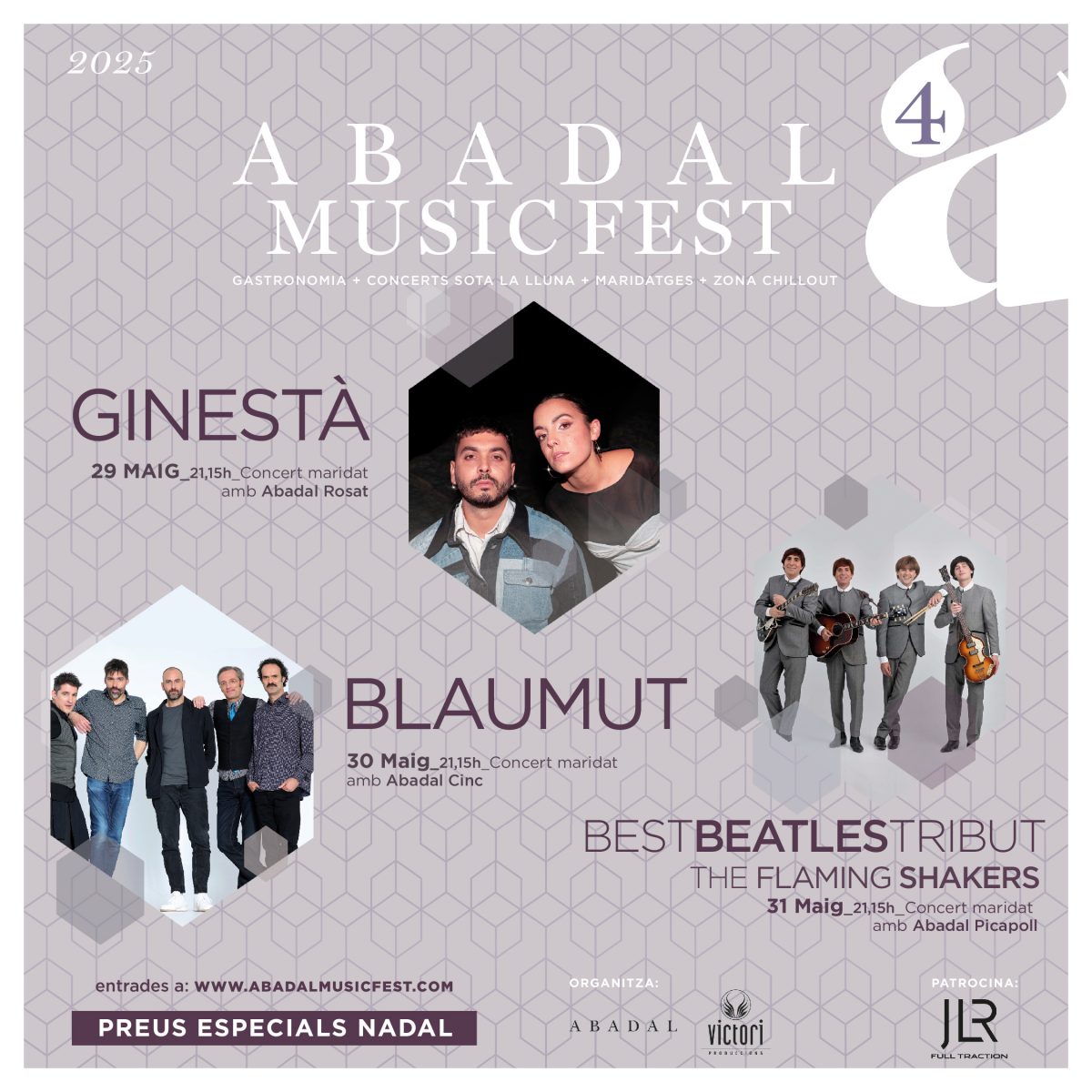 A stellar lineup for the fourth edition of the Abadal Music Fest ...